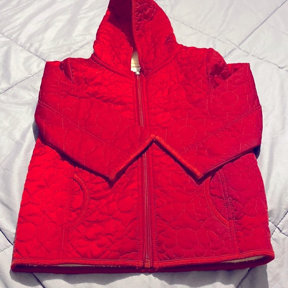 Disney | Jackets & Coats | Nwt Disney Minnie Mouse Red Quilted Hooded ...
